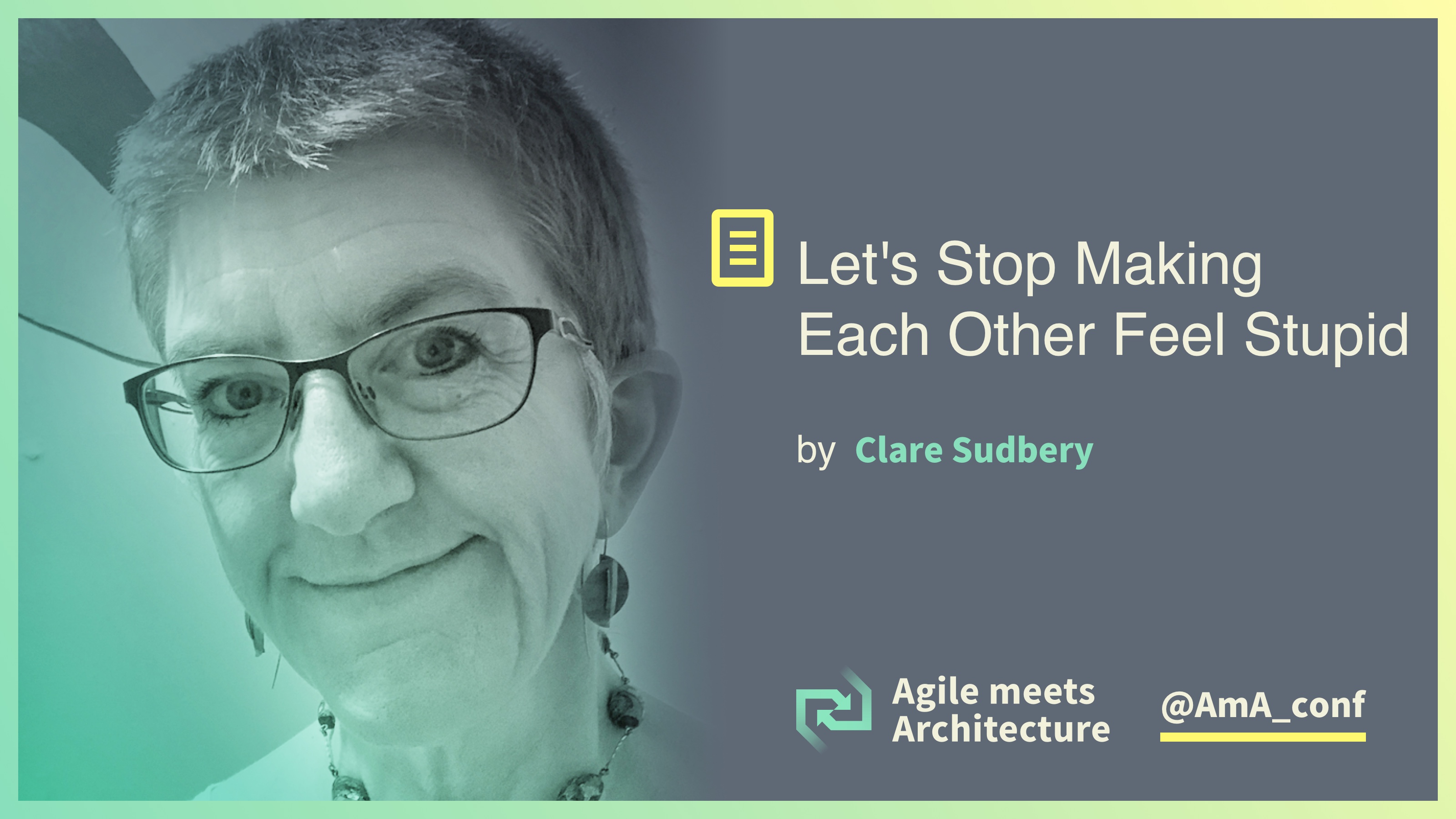 Let's Stop Making Each Other Feel Stupid