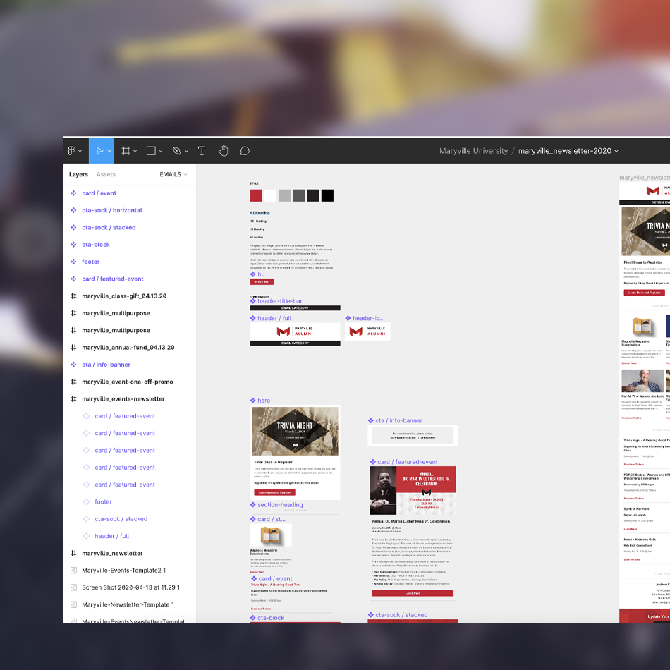 Engaging Alumni Email Campaign for Maryville University | Integrity XD