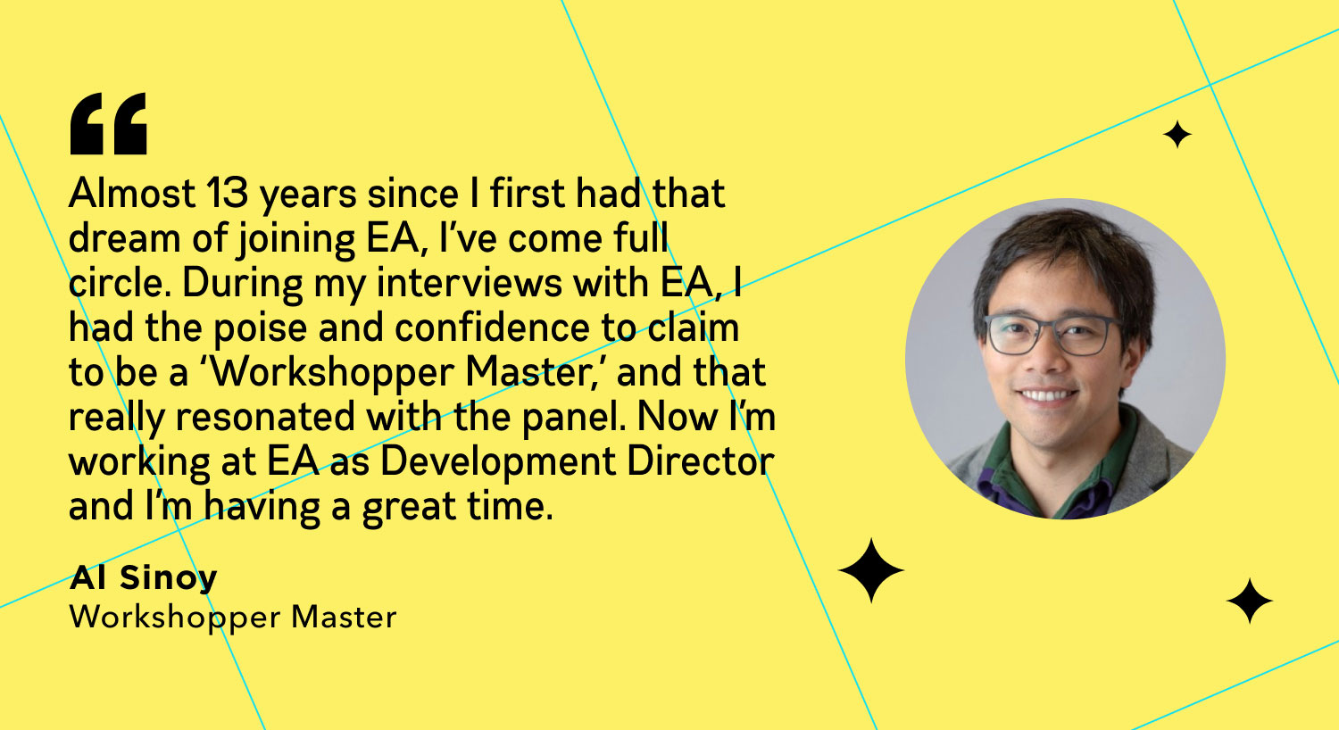 Meet the Workshopper: Al Sinoy