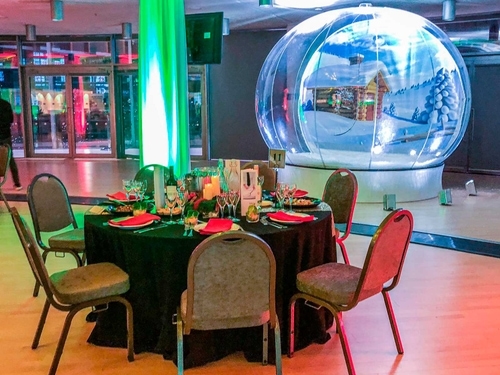 Let It Snow Globe - GIANT Snow Globe Hire