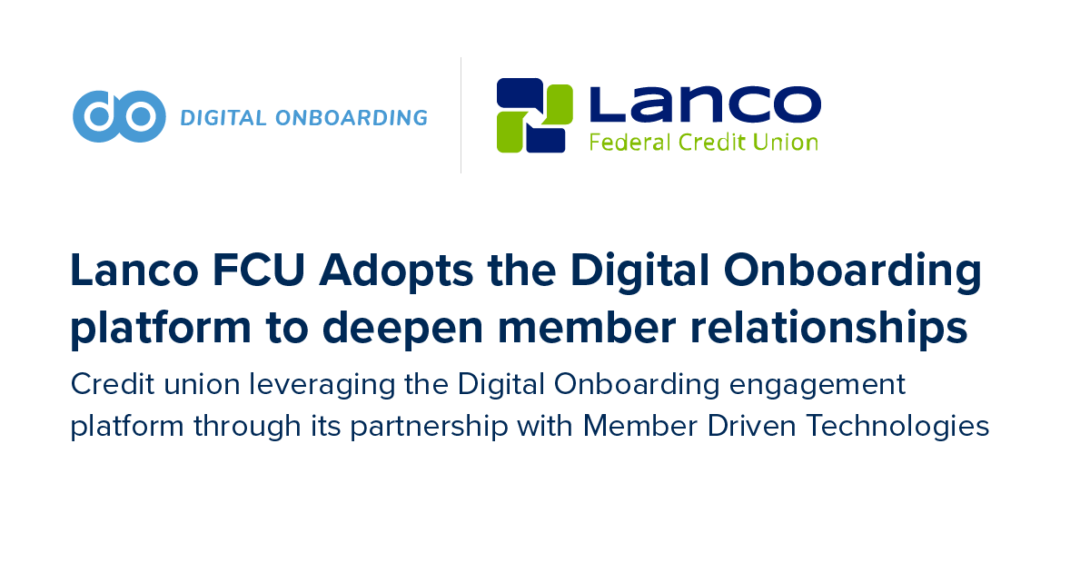 Lanco FCU Adopts the Digital Onboarding platform to deepen member ...