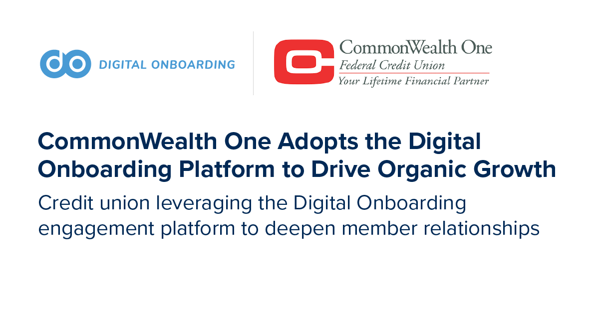 CommonWealth One Adopts the Digital Onboarding Platform to Drive ...