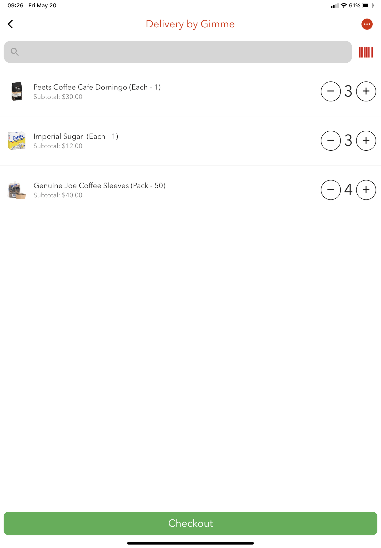 Gimme — Vending, C-Store, & Grocery Inventory Tech