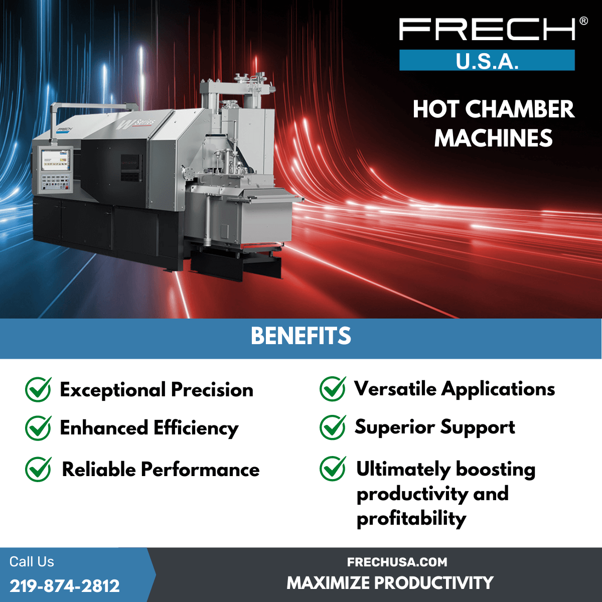 Benefits of Hot Chamber Machines - FRECH USA
