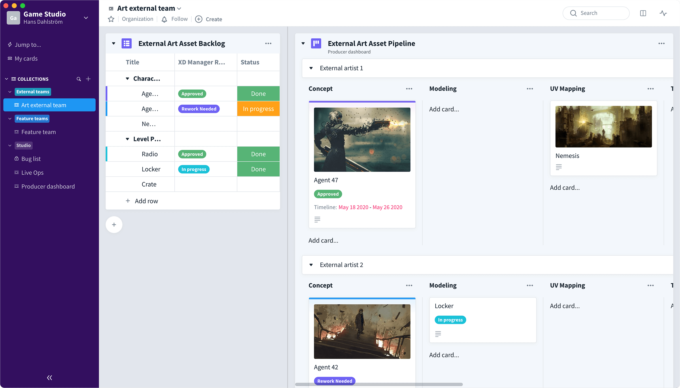 Favro | Collaboration for Game Studios