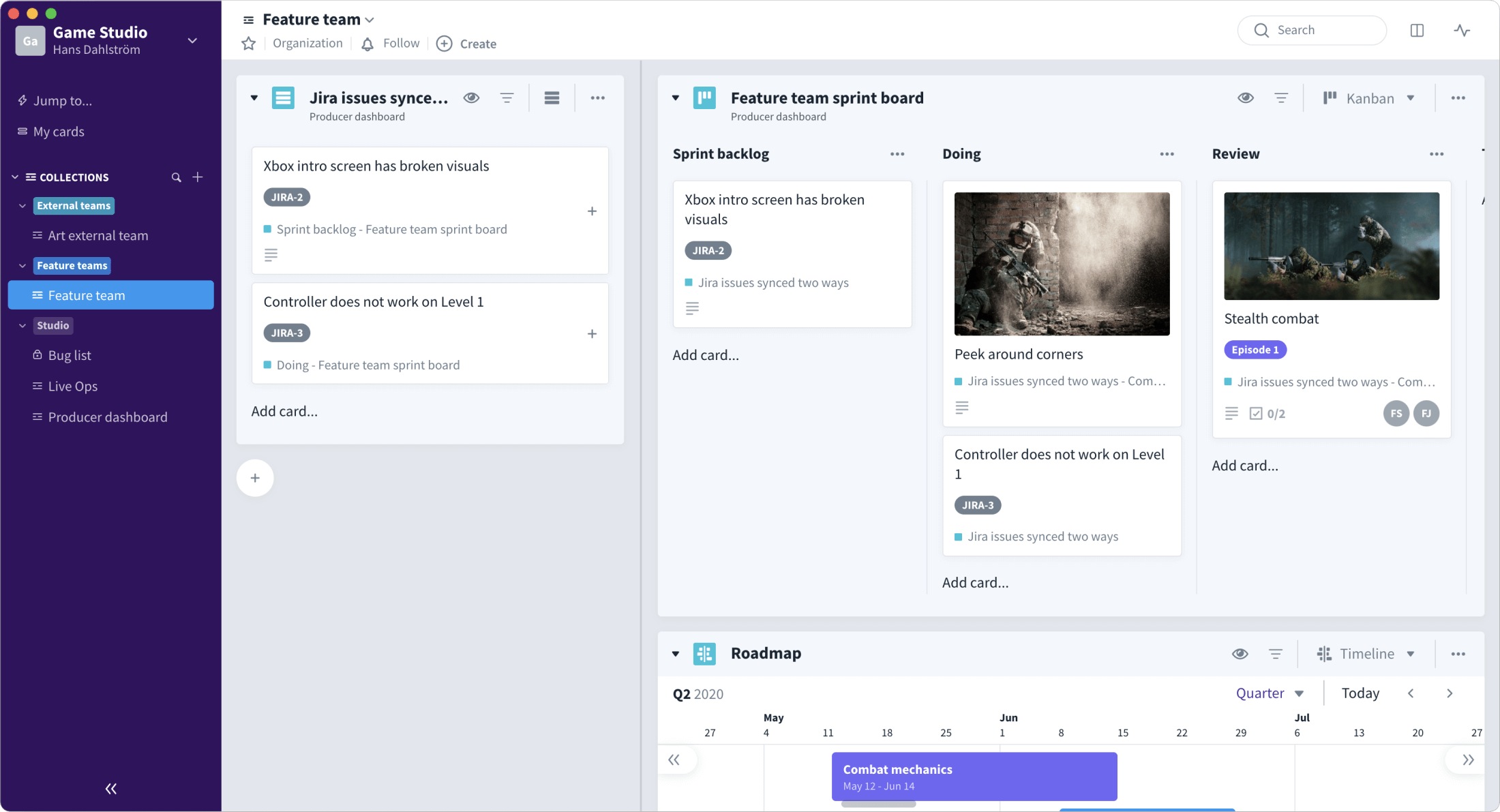 Favro | Collaboration for Game Studios