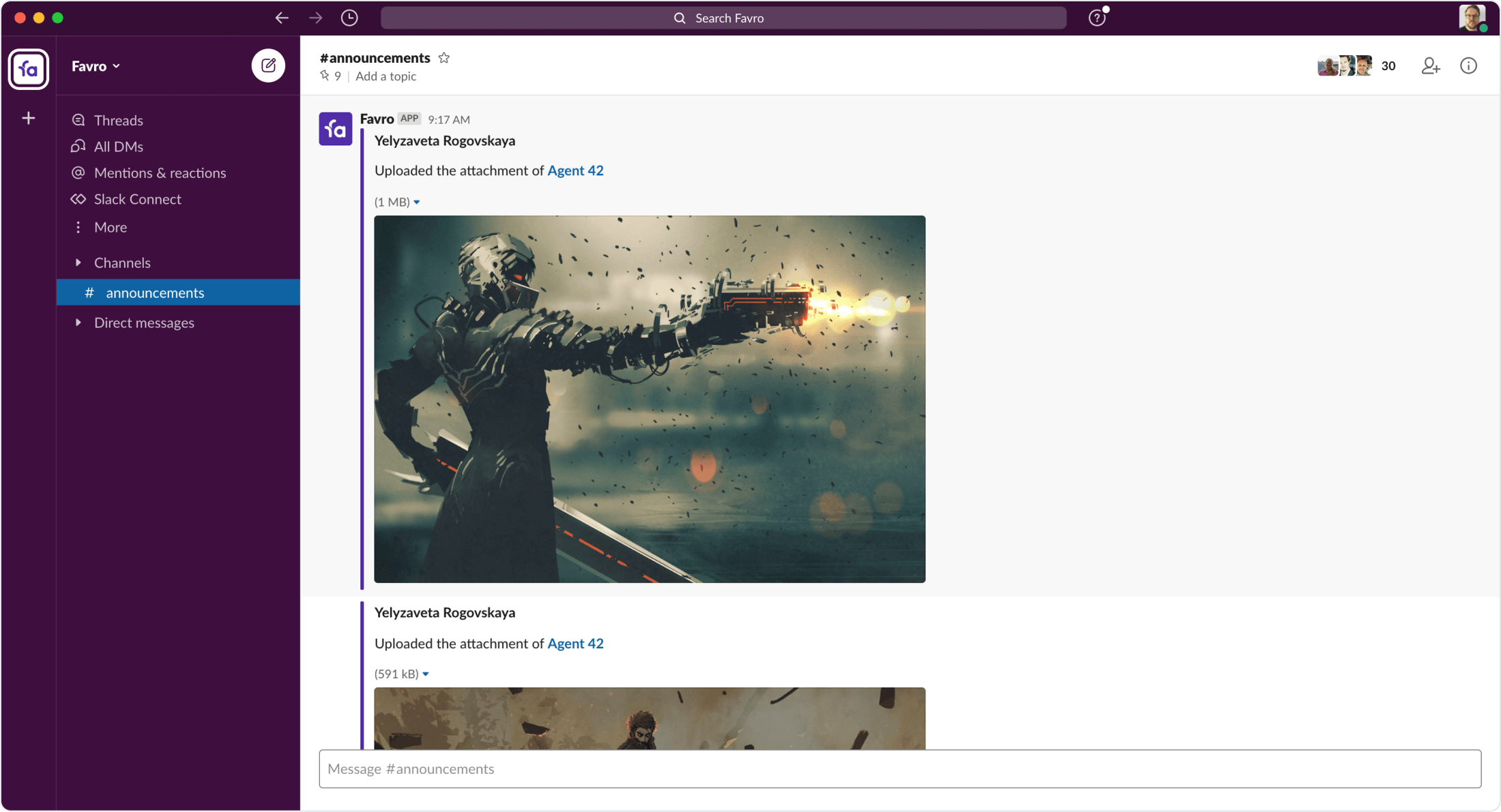 Favro | Art pipelines with externals