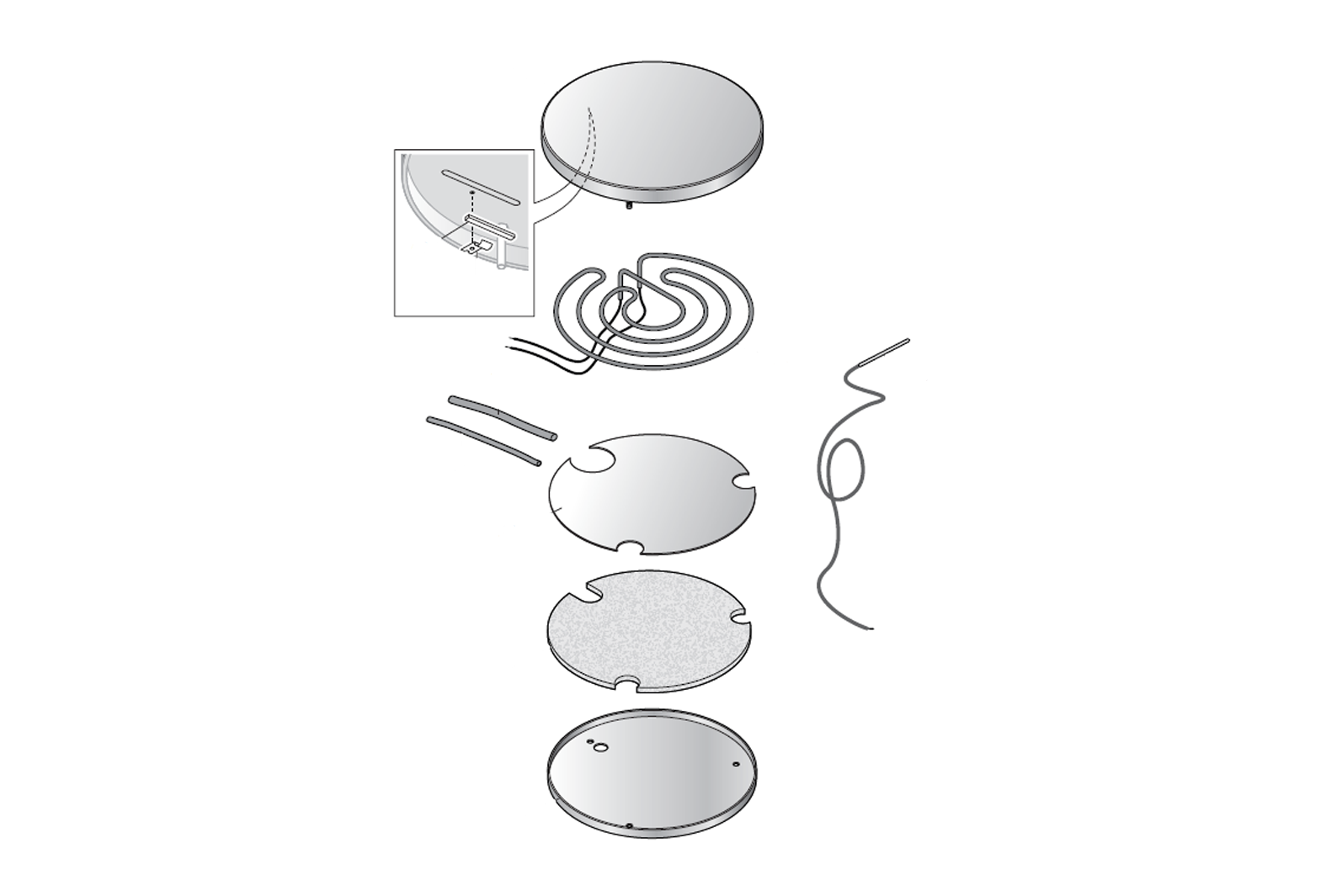 C01.2141 PZF Complete Bottom Plate - Flat - Complete lower flat plate ...