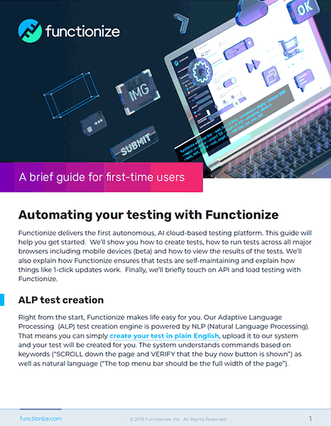 Automating your Testing with Functionize