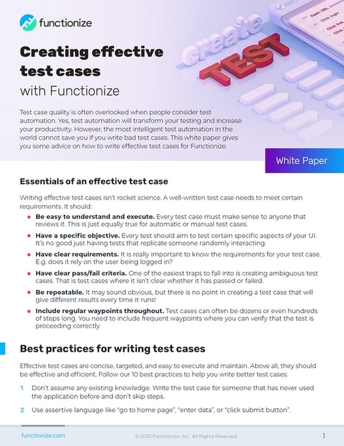 Best Practices for Effective Test Case Writing