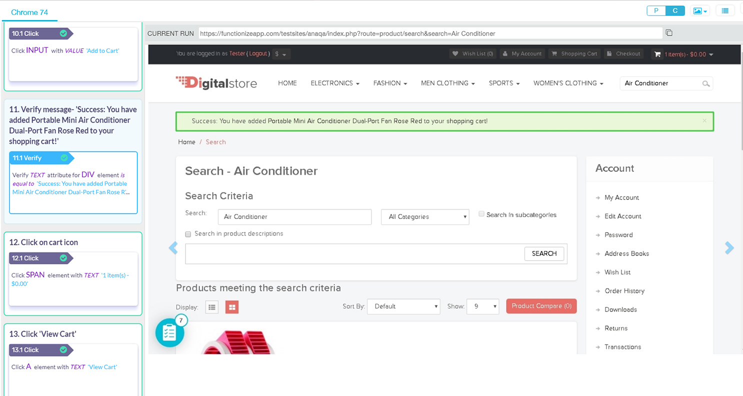 Test Creation - Intelligent End-to-End Web Application Testing ...