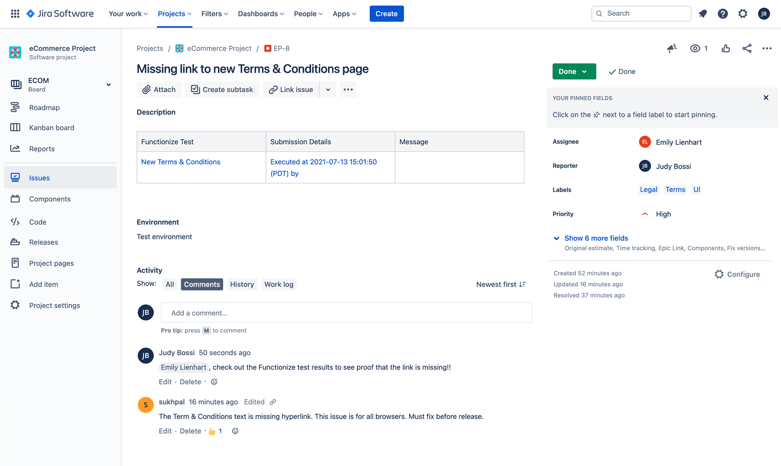 Intelligent Test Automation for Jira