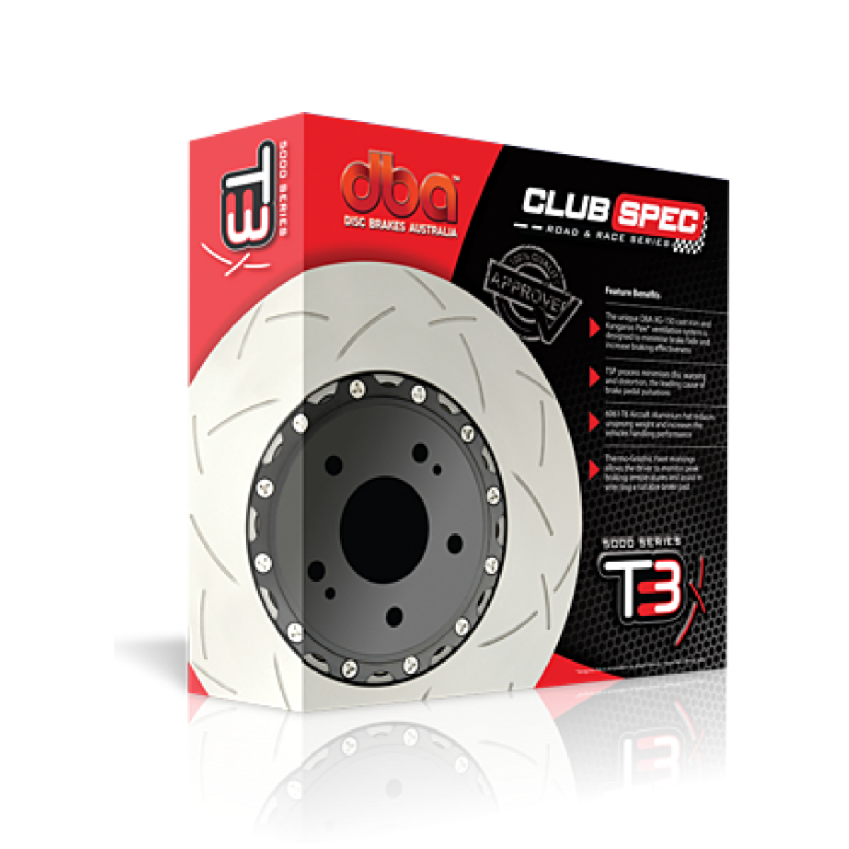 5000 Rotor Standard Left Hand With NAS Nuts 72CV 390mm x 34mm [ NISSAN ...