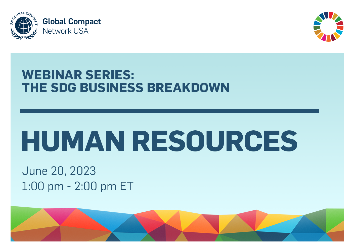The SDGs Business Breakdown: Human Resources