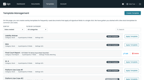 eSign Documents | Formstack Sign | Document Signing App