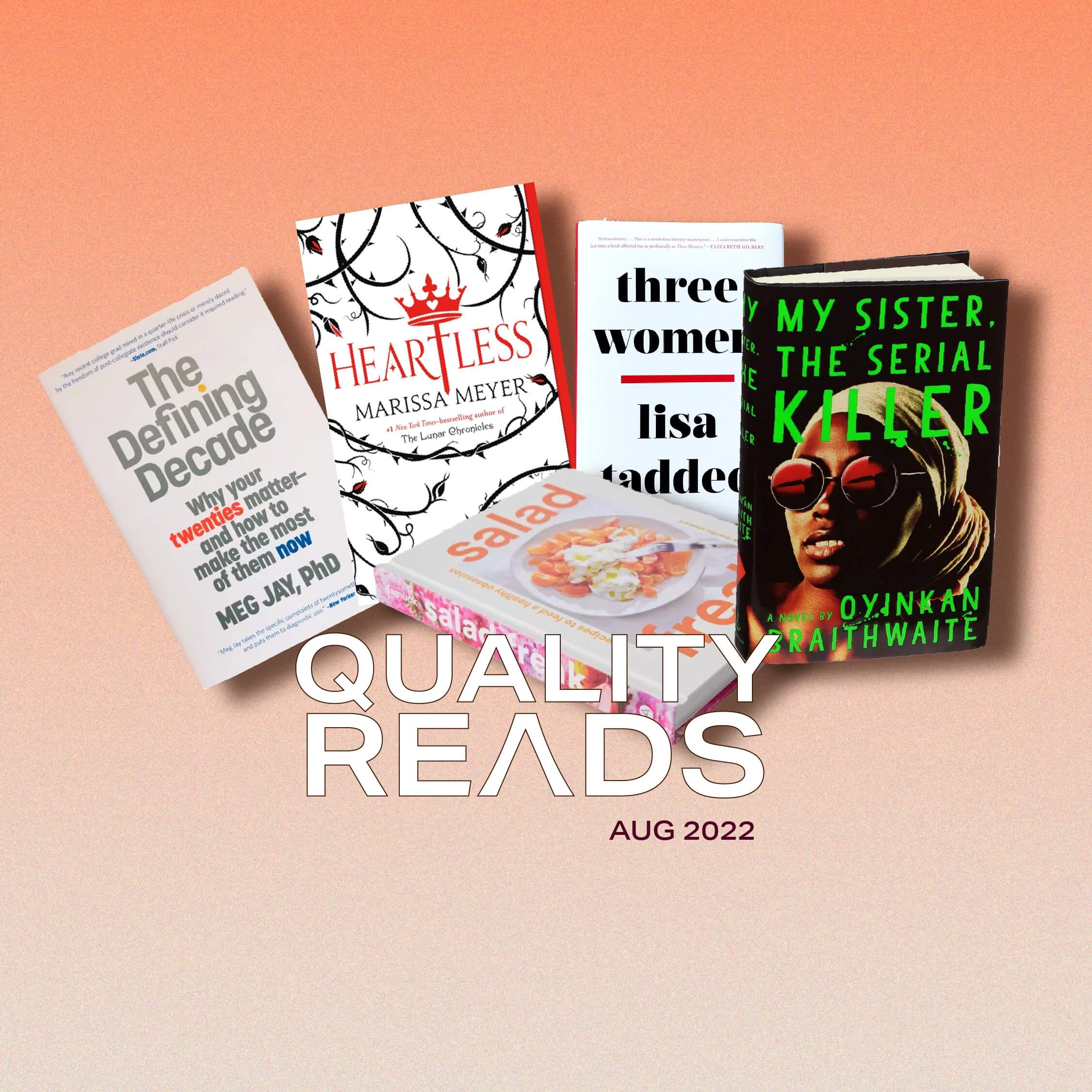 Book Recommendations For August 2022 | The Quality Edit