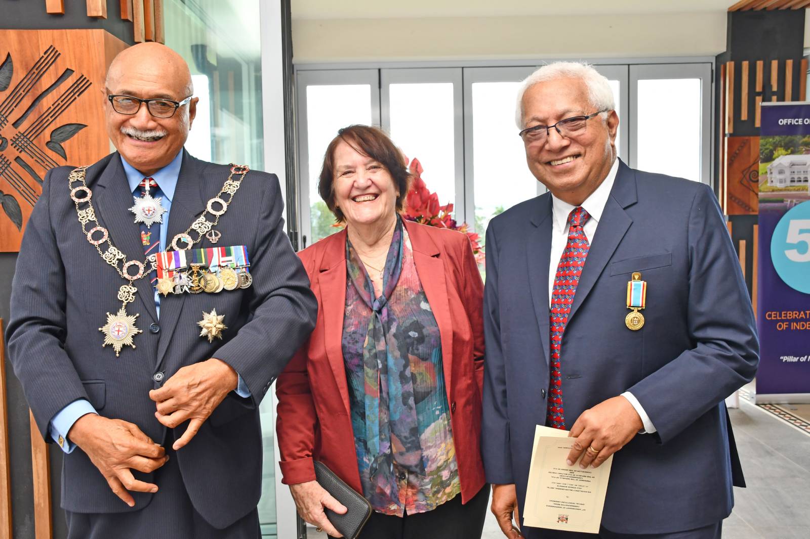 ONOC News - Dr Mitchell awarded Fiji’s 50th independence anniversary ...