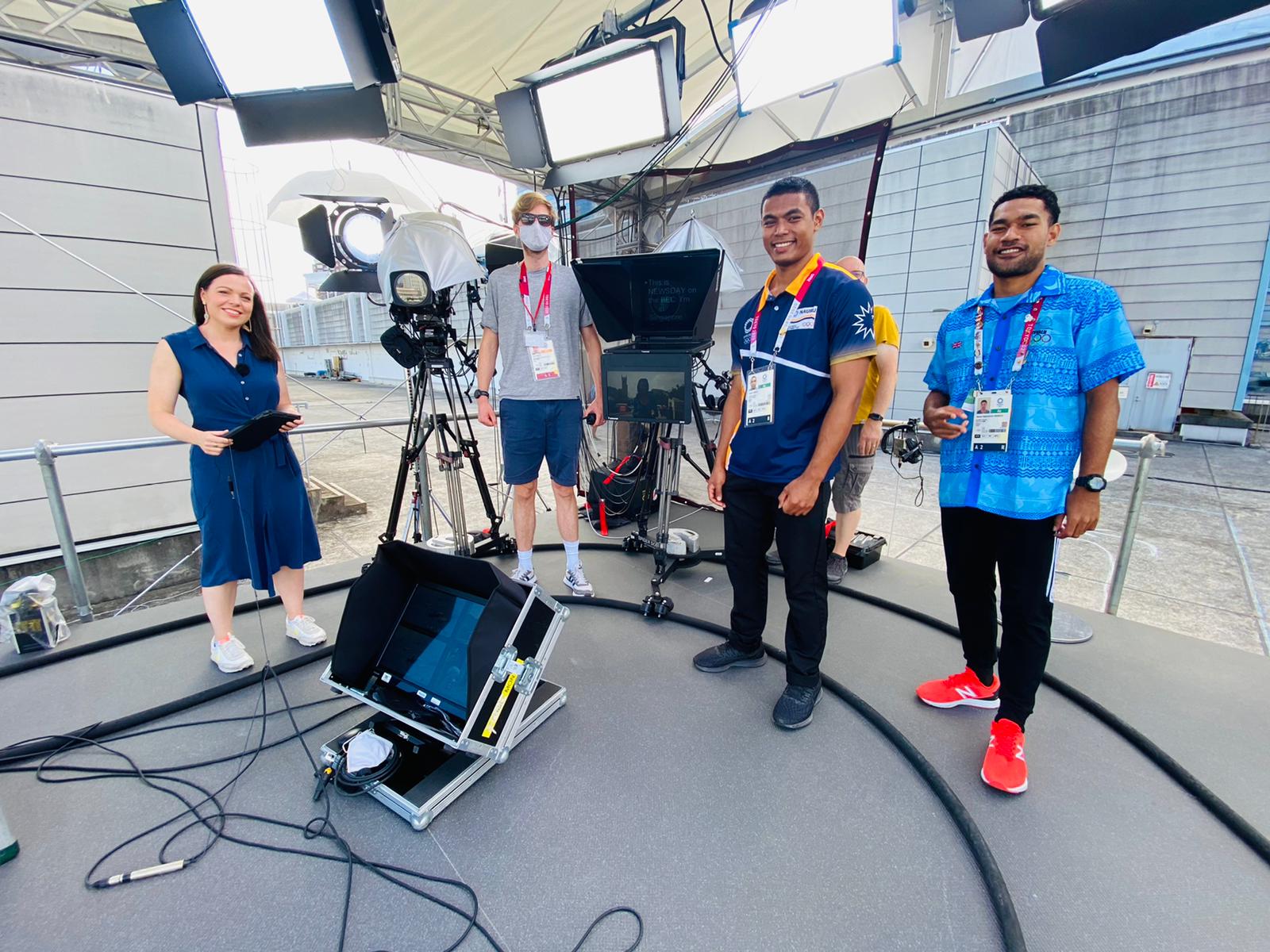 ONOC Media Release - Nauru and Tuvalu athletes appear on BBC live ...