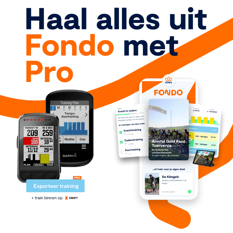 Wat is Fondo Pro en hoe neem ik een abonnement? - KNWU Fondo