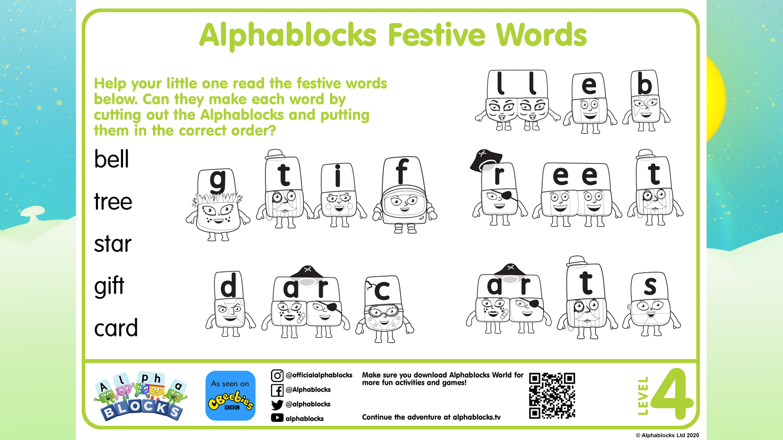 Alphablocks | Activities | Level 4