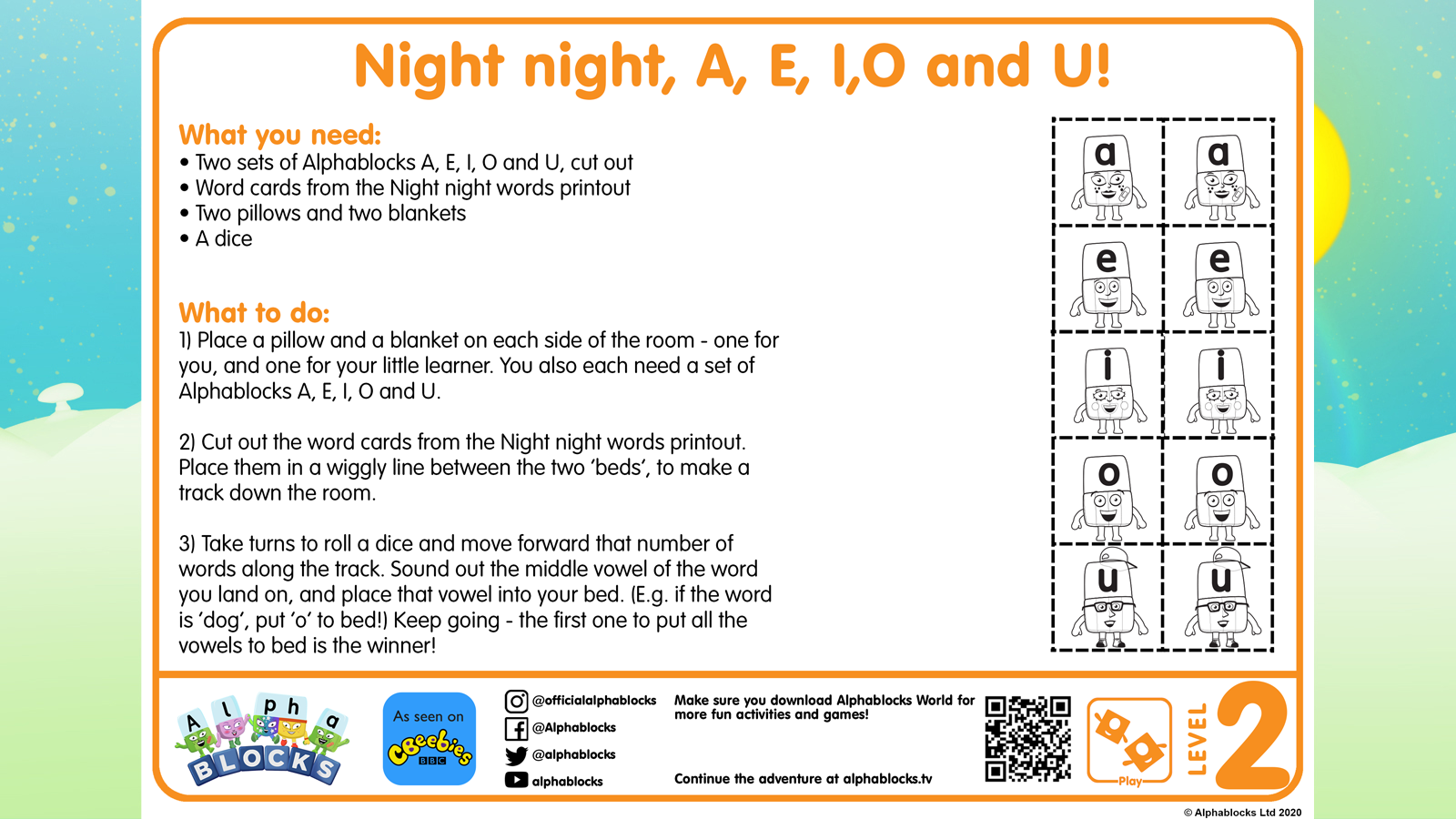 Alphablocks | Activities | Level 2