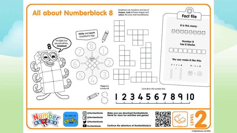 Numberblocks | Activities | Level 2