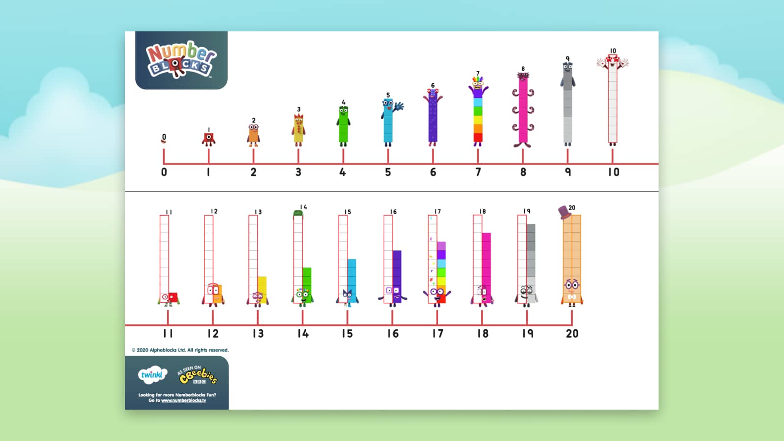 Numberblocks | Activities | Level 3