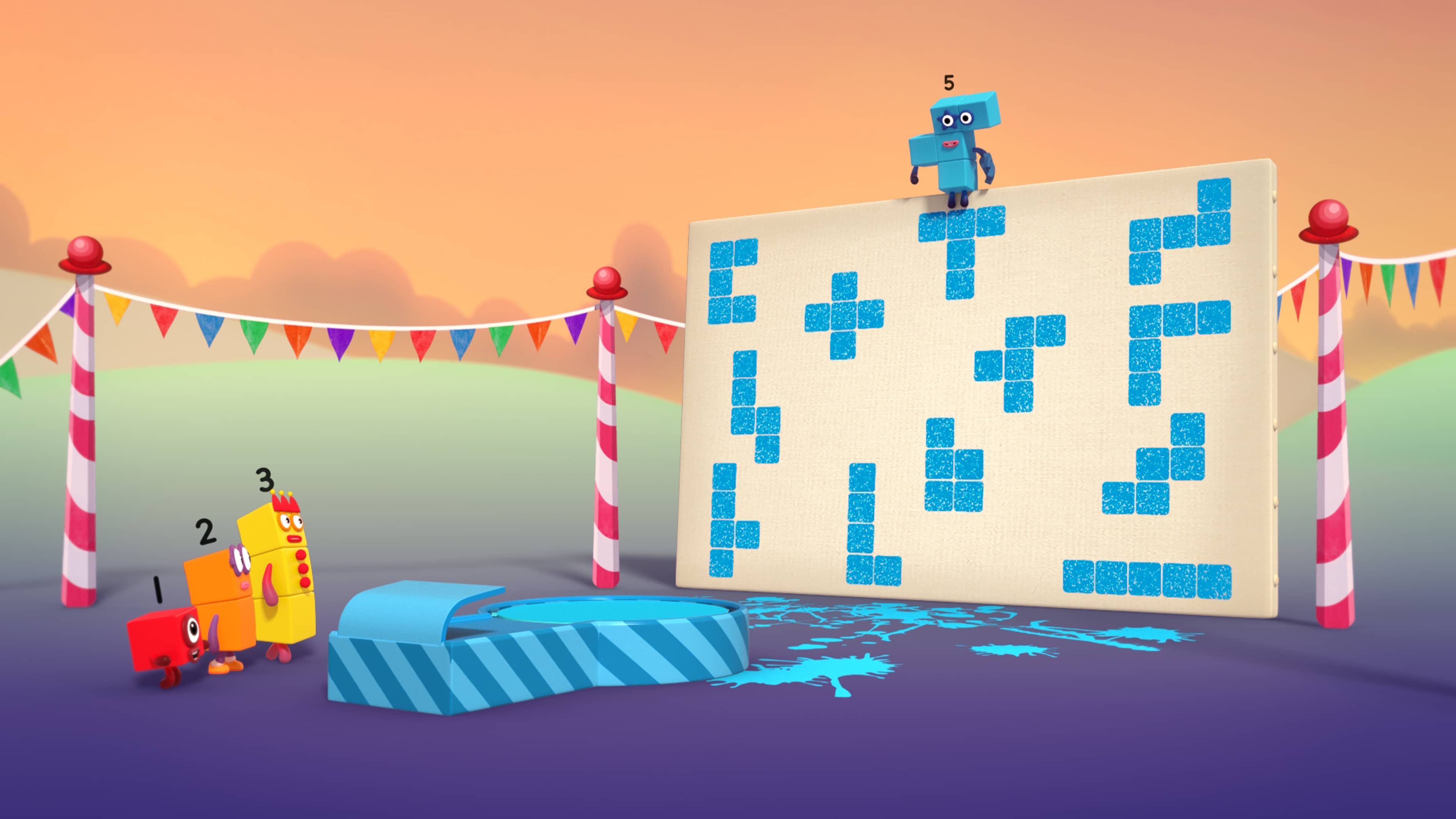 Numberblocks | Episodes | Stampolines