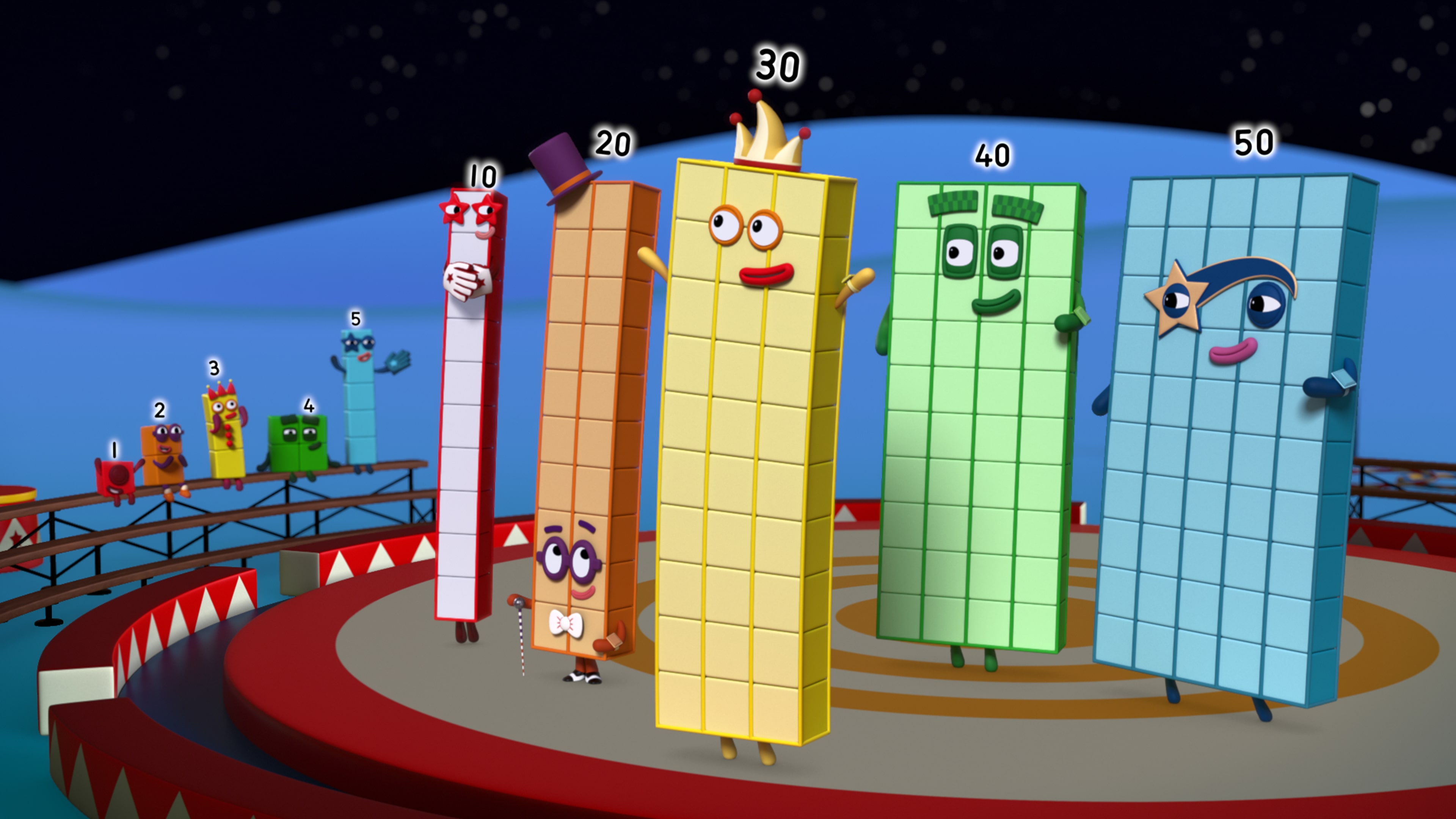 Numberblocks | Episodes | Thirty's Big Top