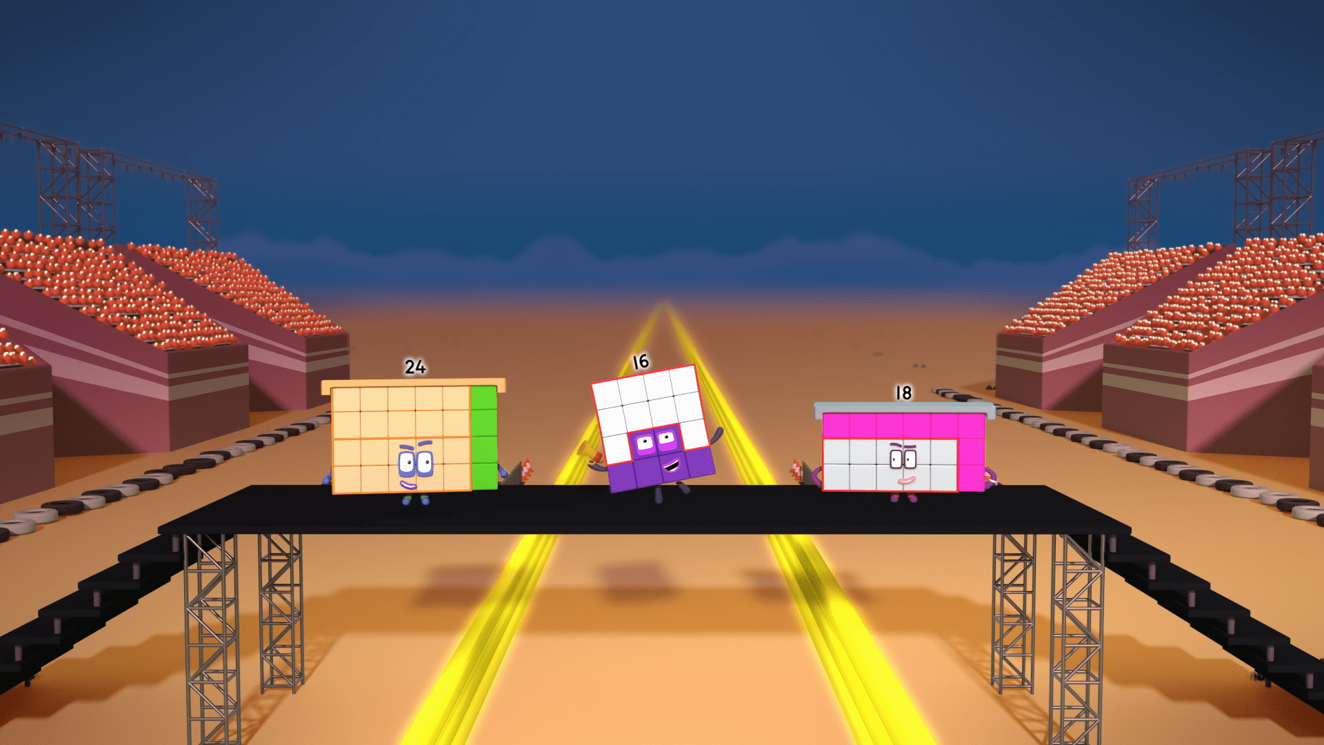 Numberblocks | Episodes | Rectangle Racers