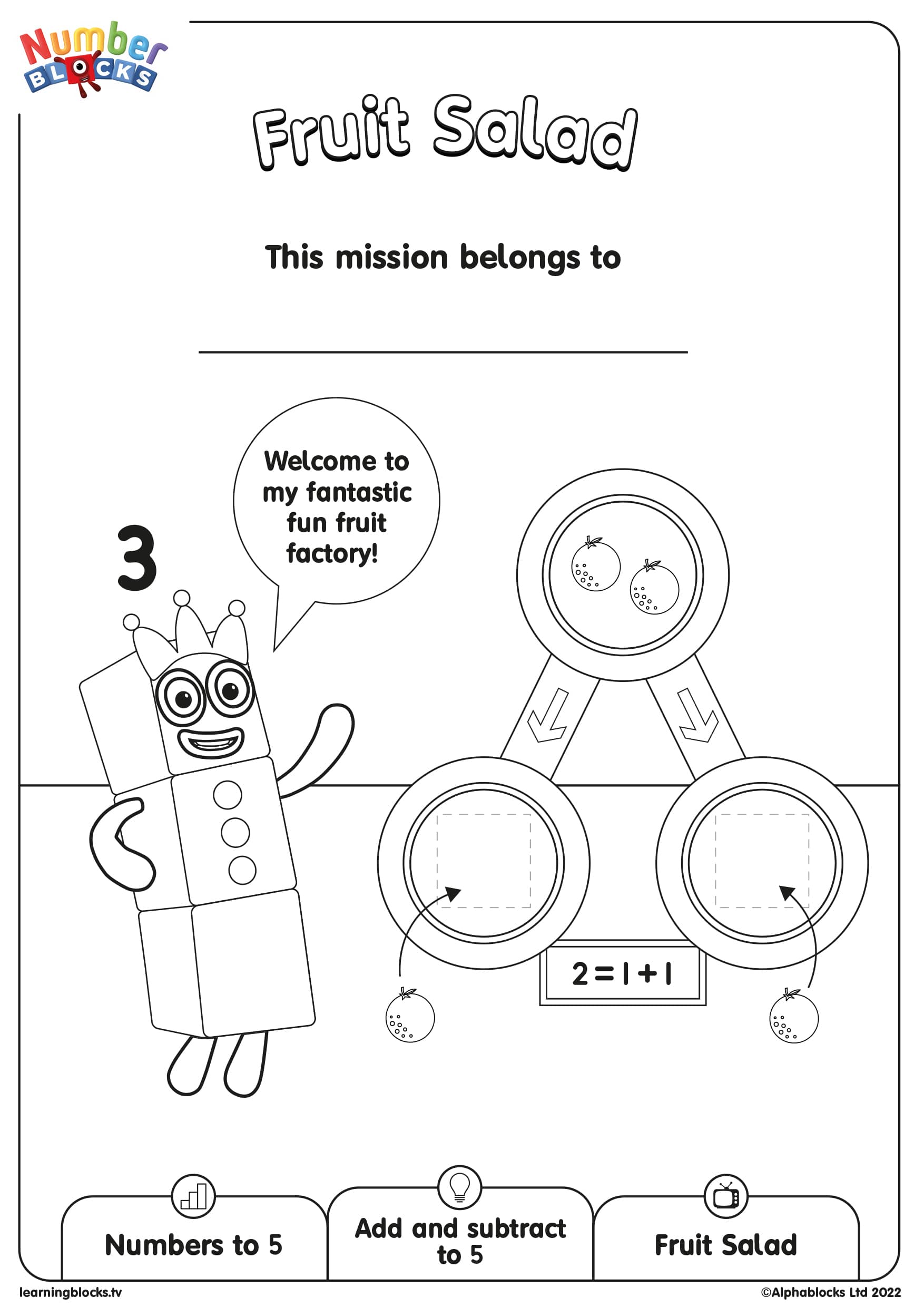 Numberblocks | Episodes | Fruit Salad