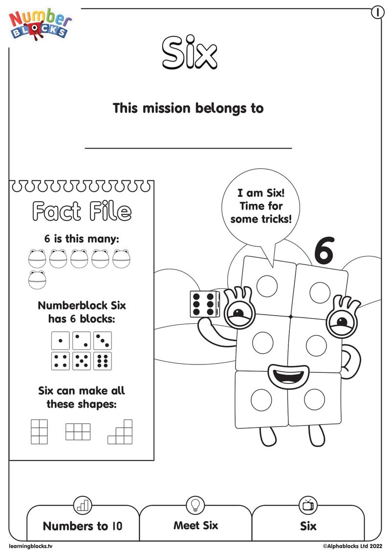 Numberblocks | Activities | Level 2