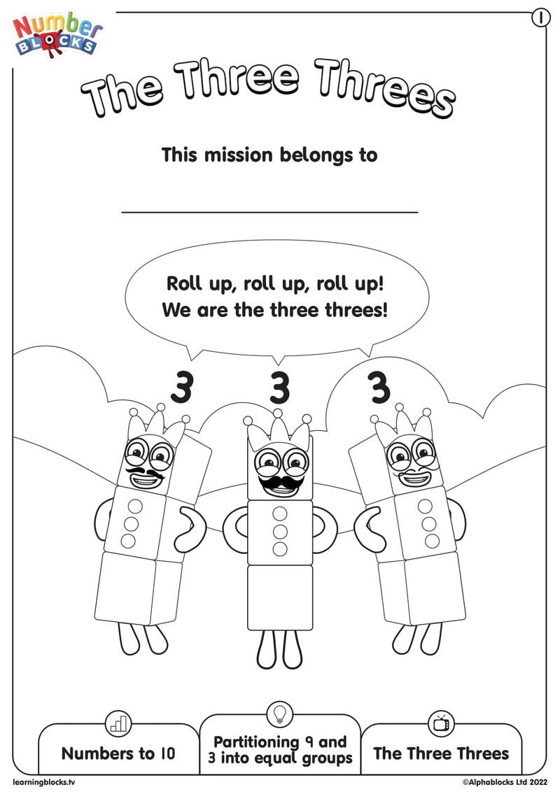 Numberblocks | Activities | Level 2