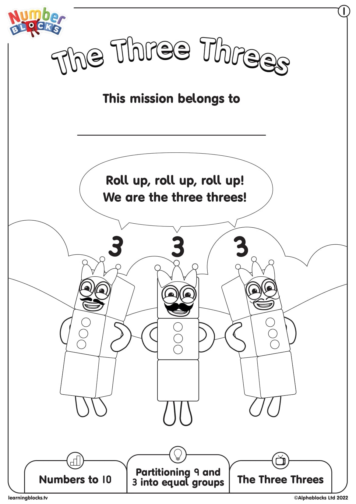 Numberblocks | Activities | Level 2