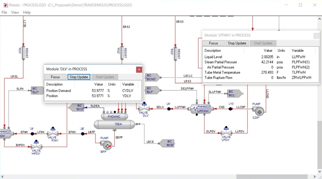 TRAX Energy Solutions - Simulator Components