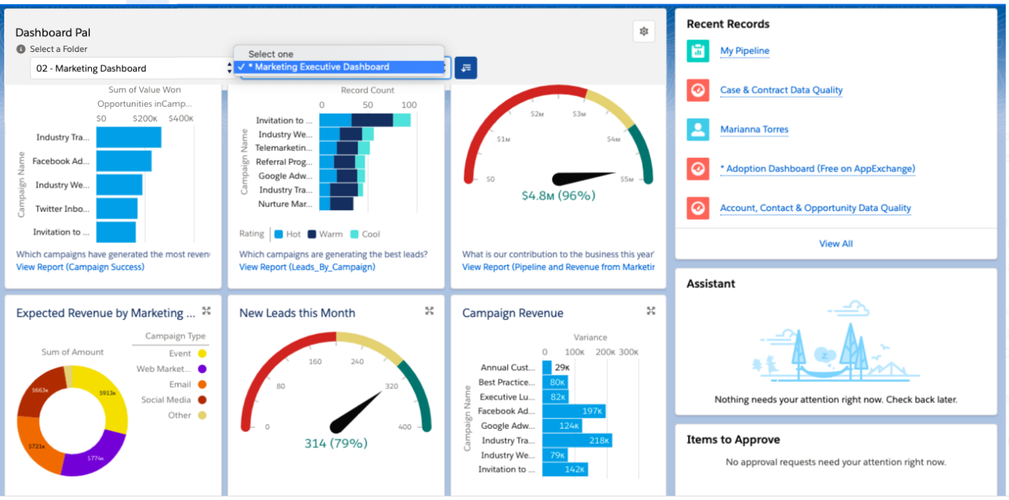 5 Best Dashboard ideas for Salesforce you had never thought of | PhoneIQ