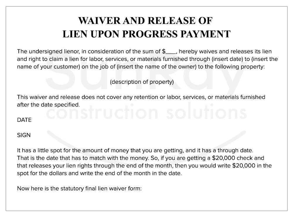 Construction Contract & Lien Basics that Will Get You Paid Faster: Part ...