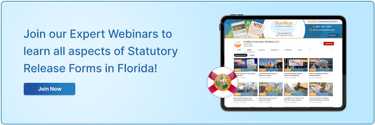 A Guide to Florida's Construction Release Forms: What You Need to Know