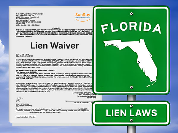 How Do Lien Waivers Work Under Florida Construction Laws?