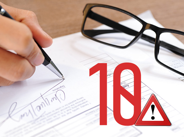 10 Things to Never Do When Signing a Lien Waiver in Florida