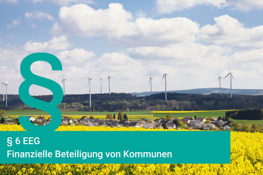 § 6 EEG – Kommunen rechtssicher finanziell beteiligen