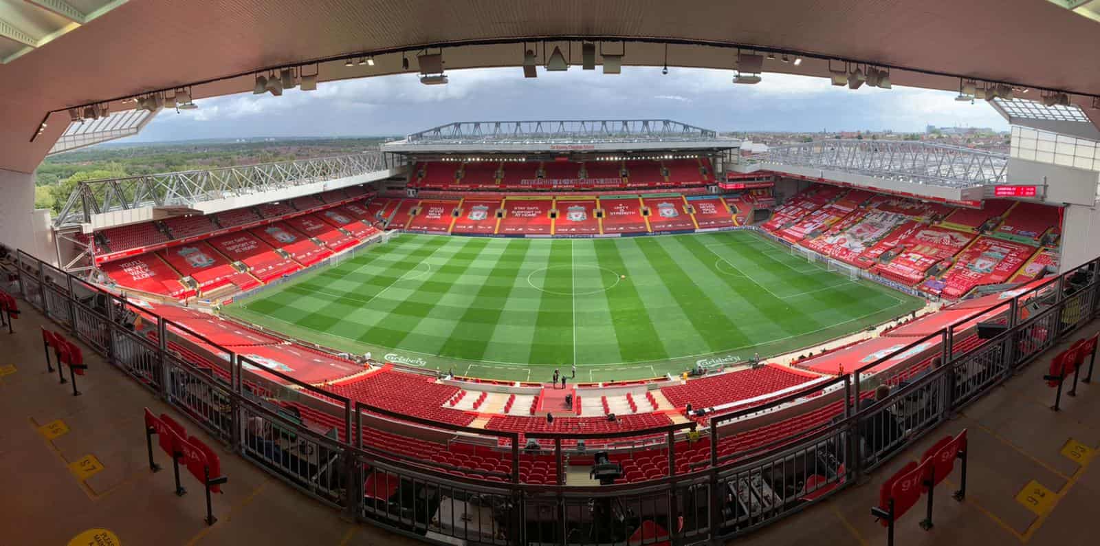 Anfield Stadium by Kidadl