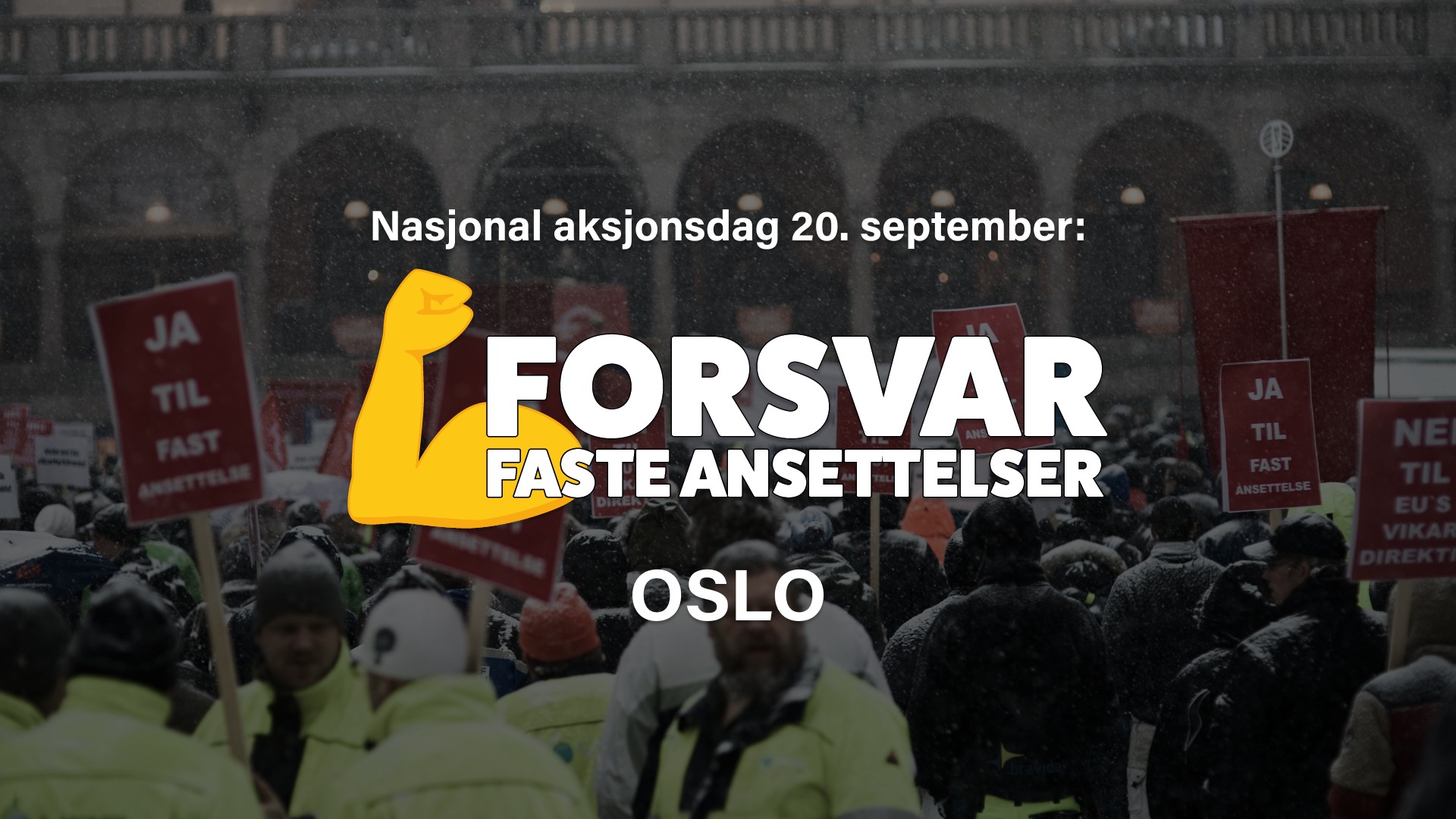 Fanemarkering for faste ansettelser