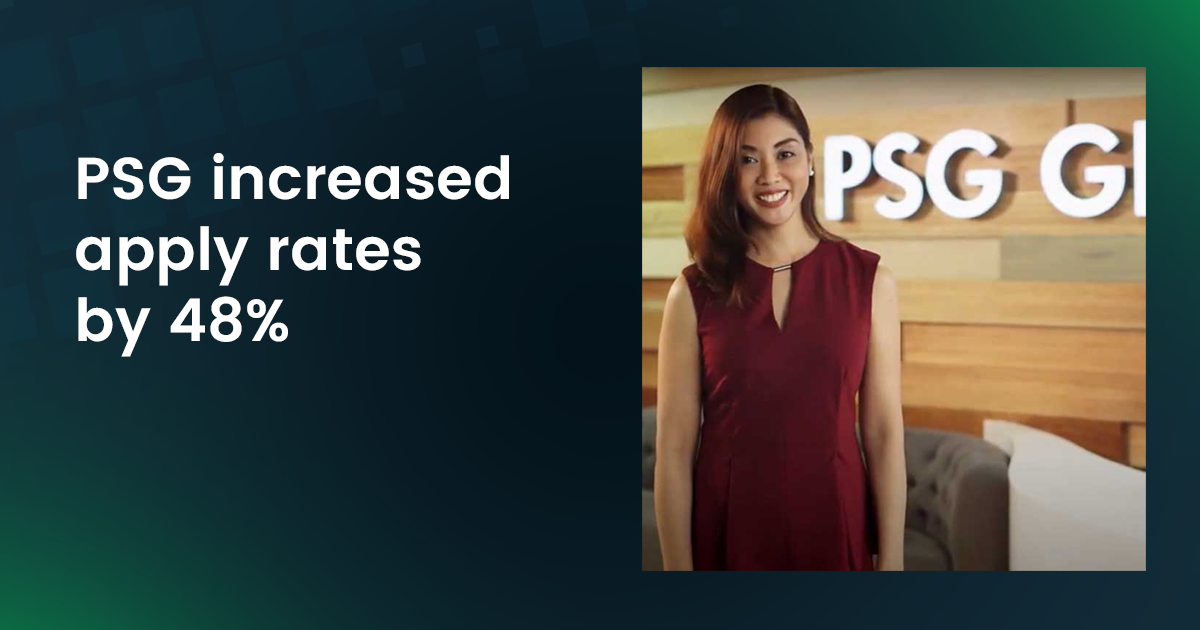 PSG increased apply rates by 48%