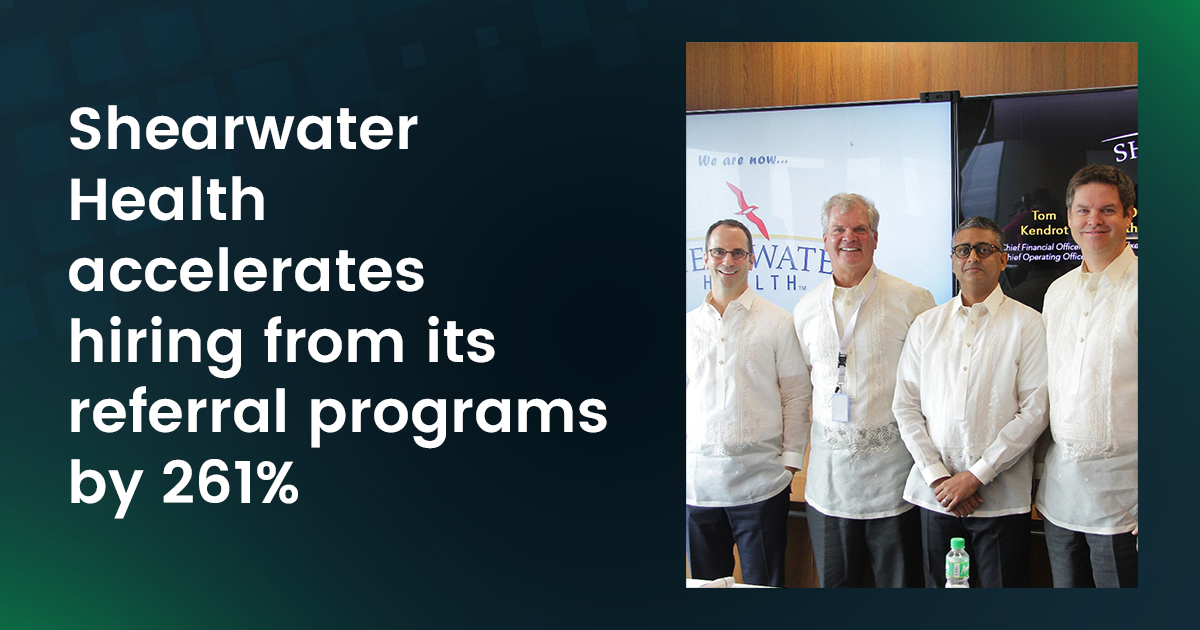 Shearwater Health accelerates hiring from its referral programs