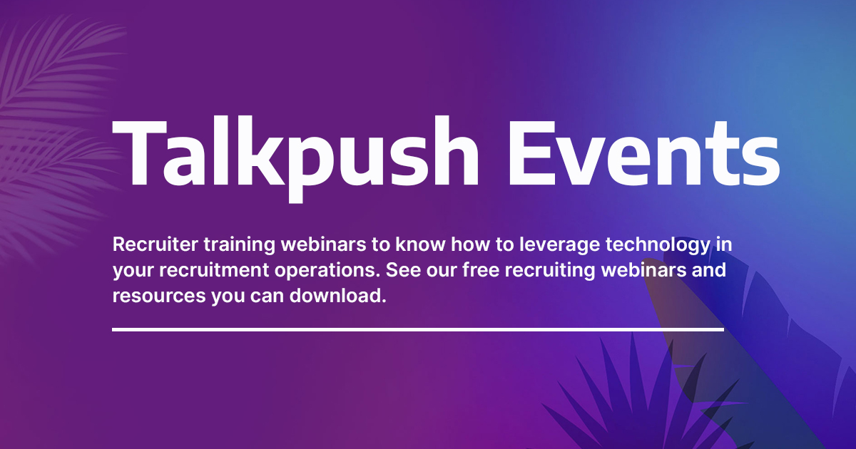 Talkpush Events