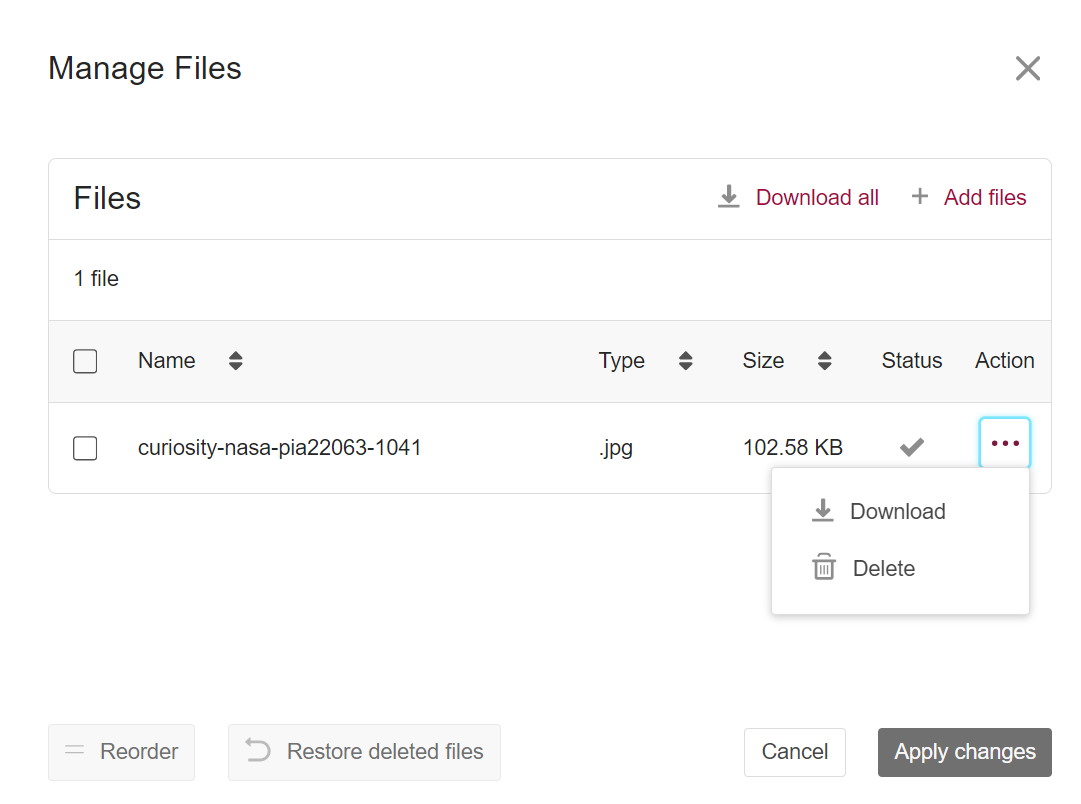 How to edit or delete your item - a help article for using figshare