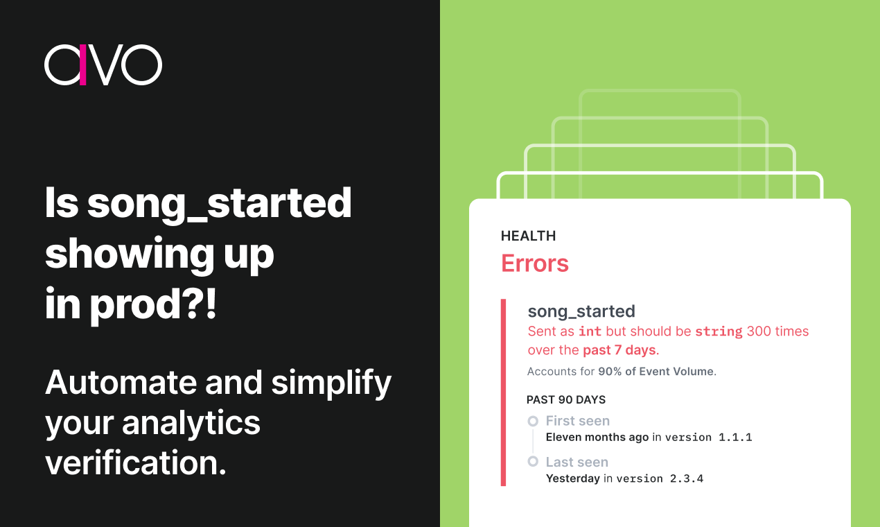 Launching Now: Error Proof Your Analytics with Avo for PMs