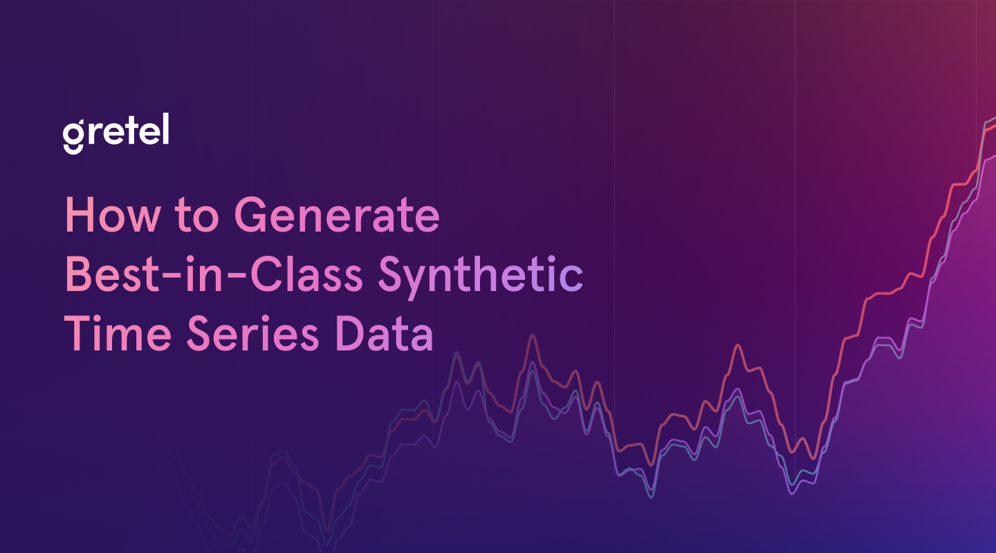 How to Generate Best-in-Class Synthetic Time Series Data