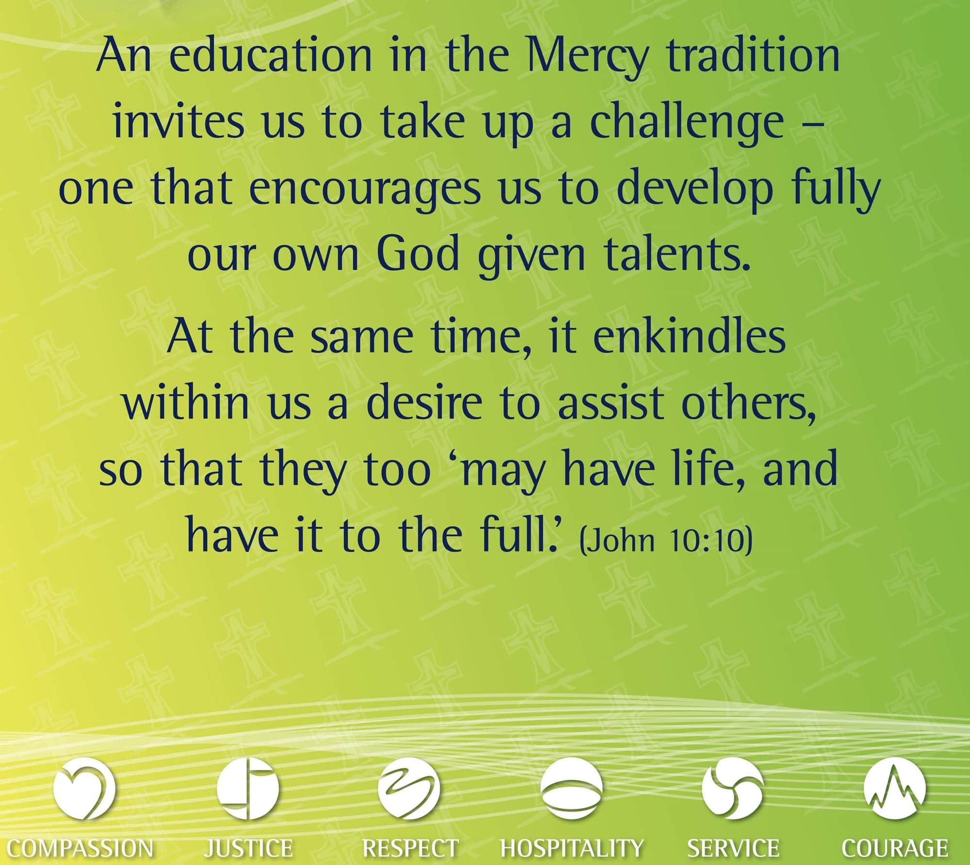 Values | Mercy Education
